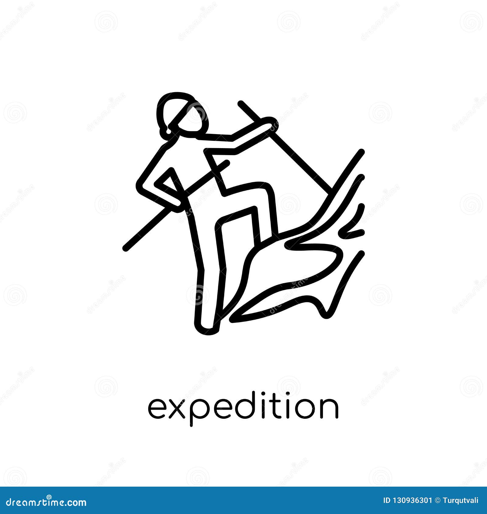 Expedition Icon. Trendy Modern Flat Linear Vector Expedition Icon on ...