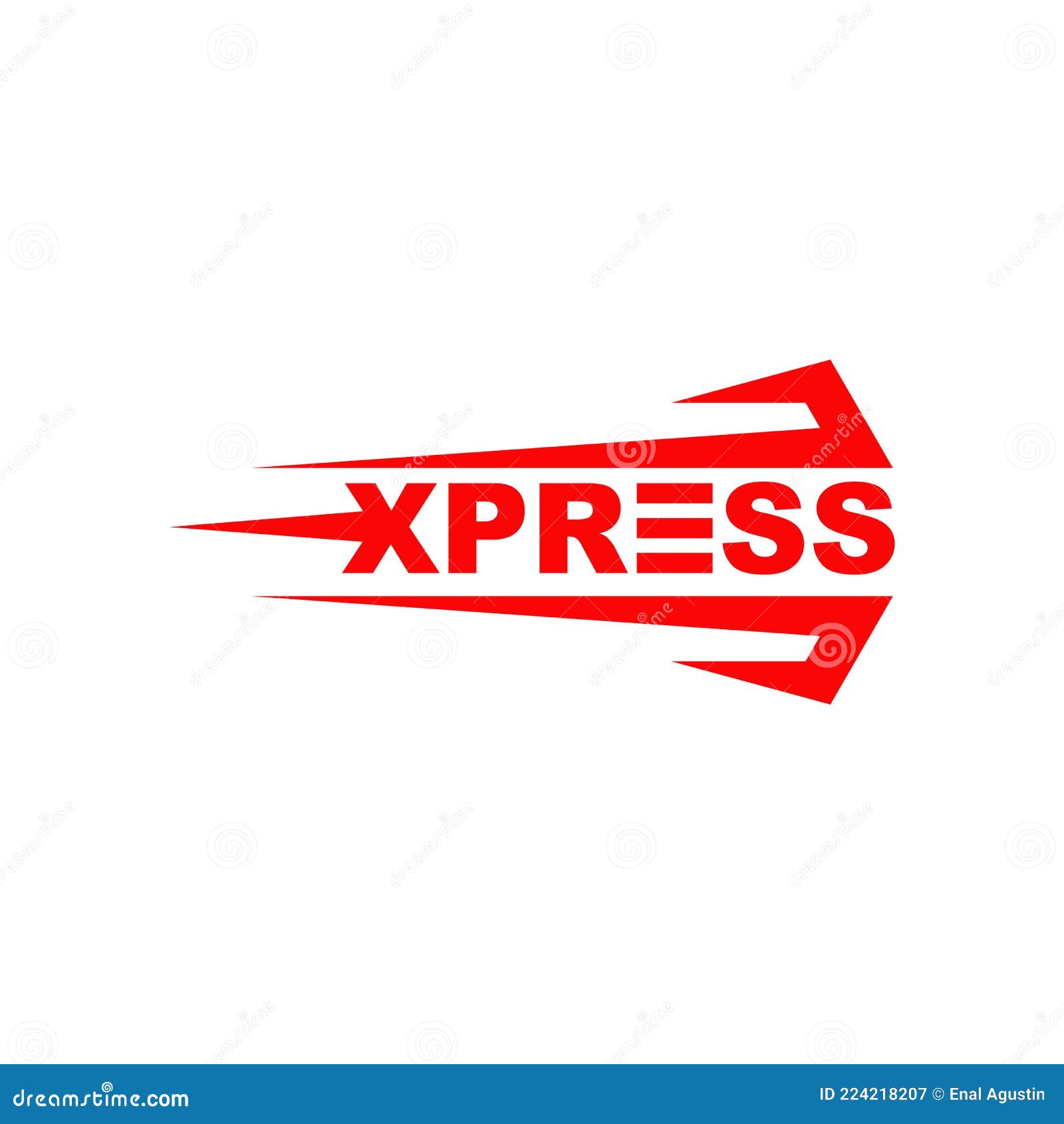 Expedition and Logistic Company Logo Design with Using Express Word ...