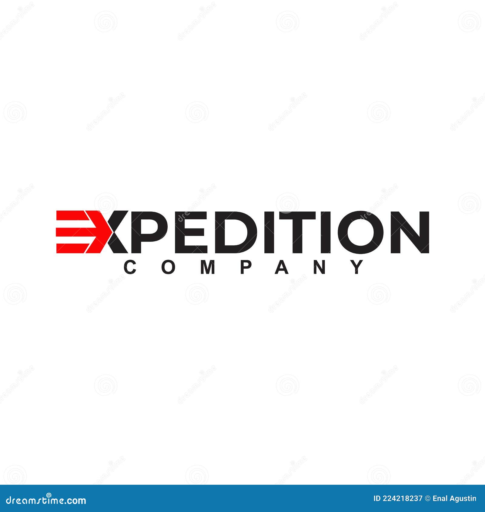 Expedition and Logistic Company Logo Design with Using Express Word ...