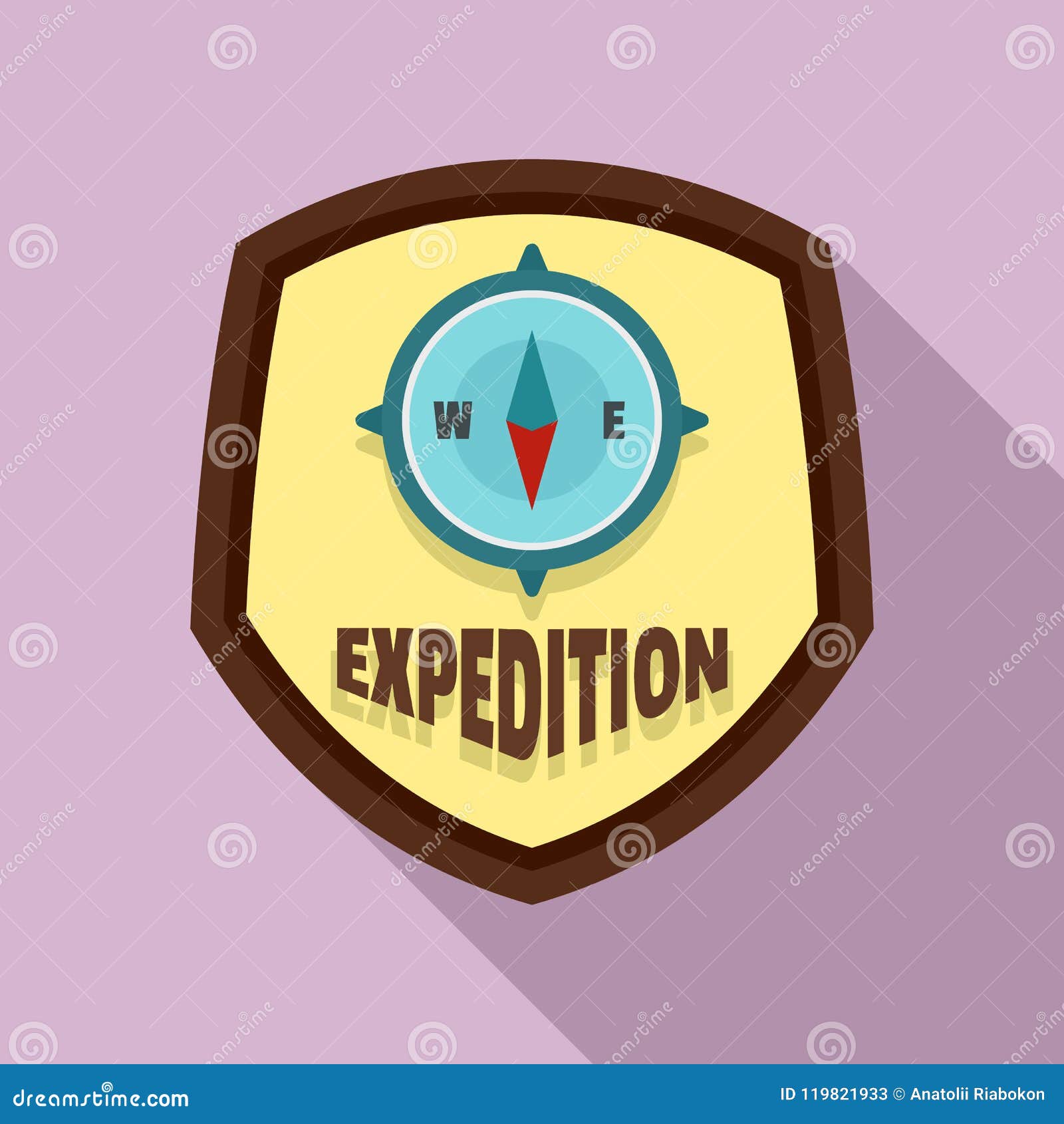 Expedition Logo, Flat Style Stock Vector - Illustration of badge ...
