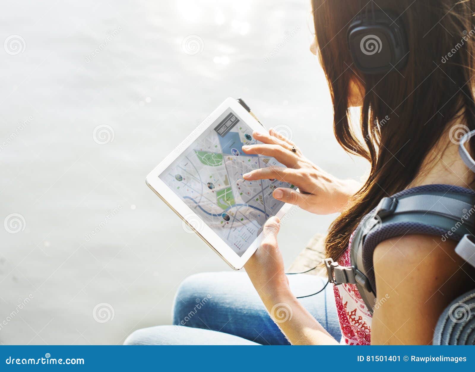 Expedition Outdoors Travel Wanderlust Explore Concept Stock Image ...