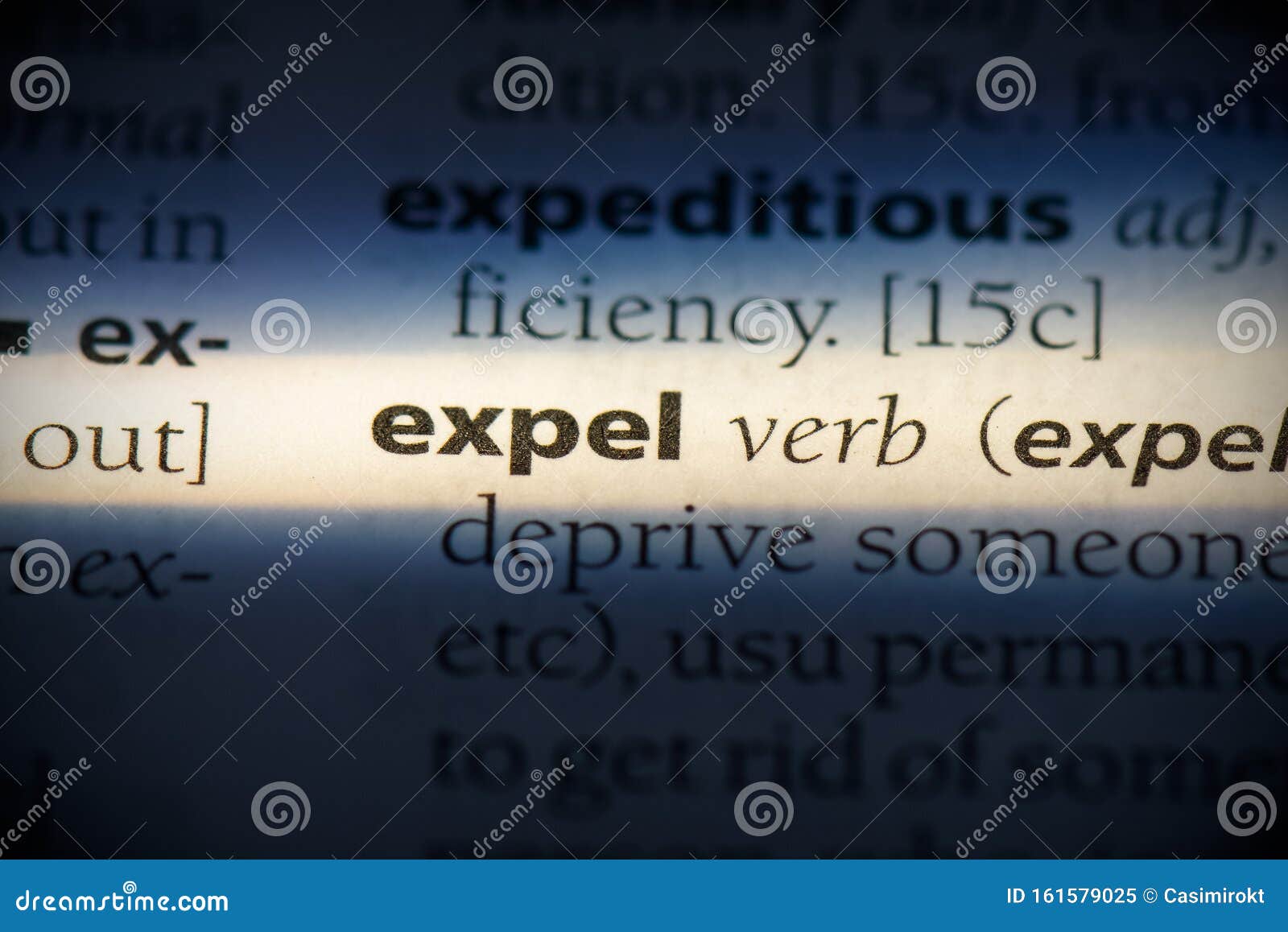 Expel stock image. Image of language, concept, expel - 161579025