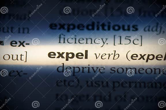 Expel stock image. Image of language, concept, expel - 161579025