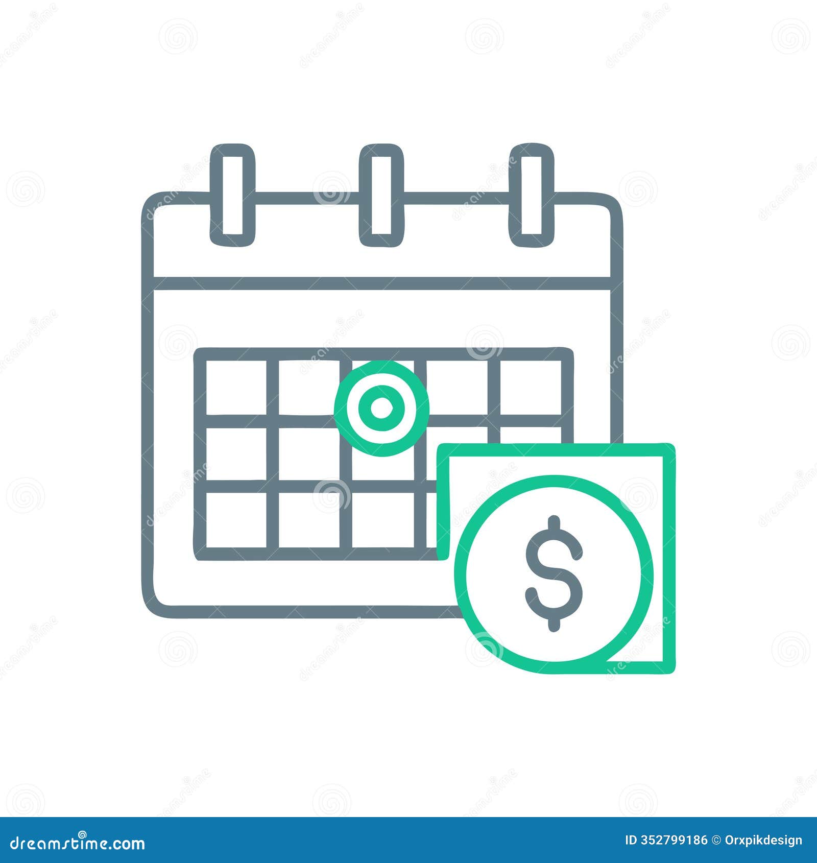 Expense Forecasting Analysis Icon Stock Vector - Illustration of ...