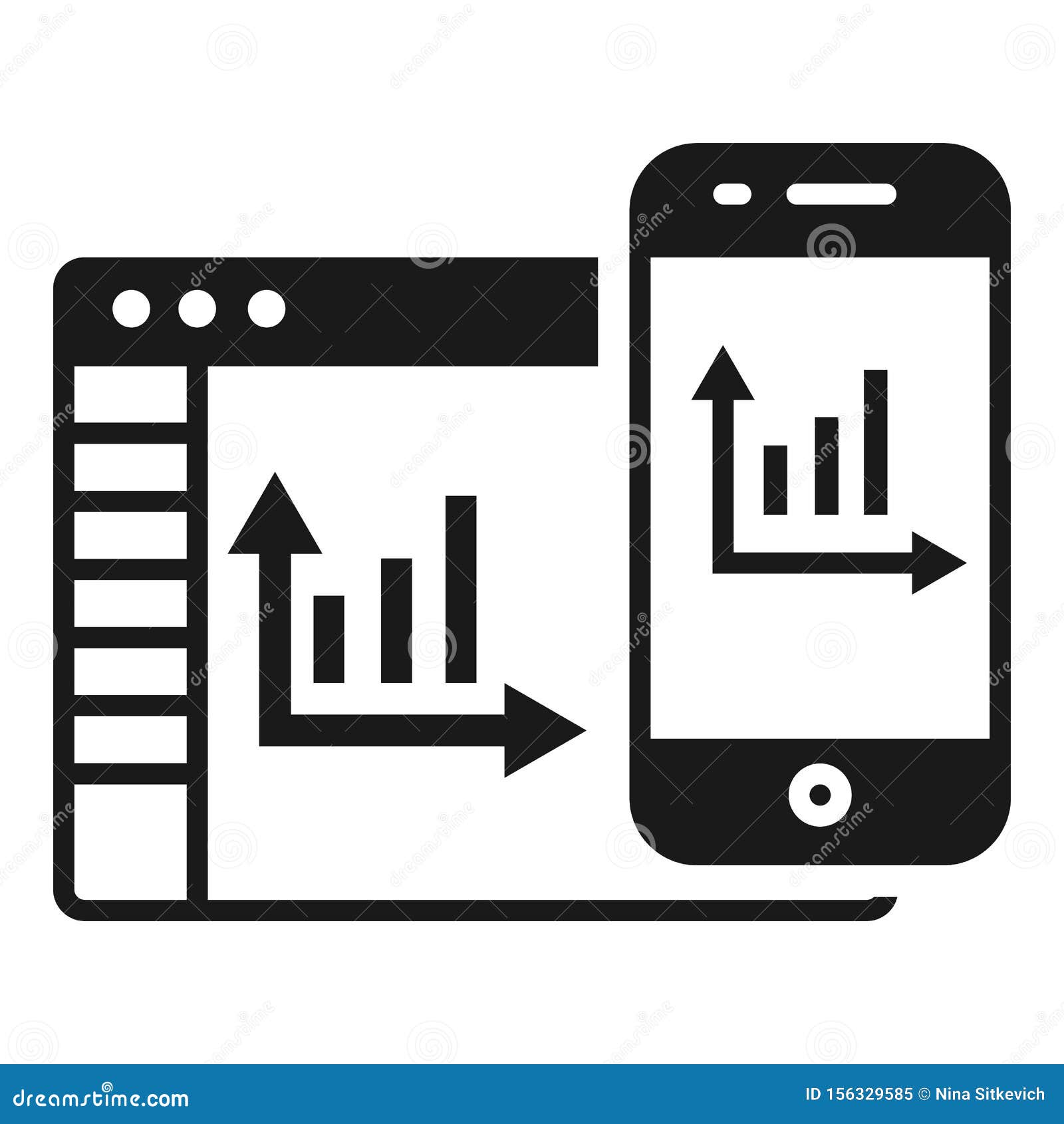 Expense Report Icon, Simple Style Stock Vector - Illustration of ...