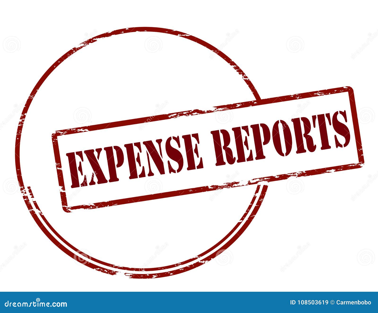 Expense report stock illustration. Illustration of roundup - 108503619