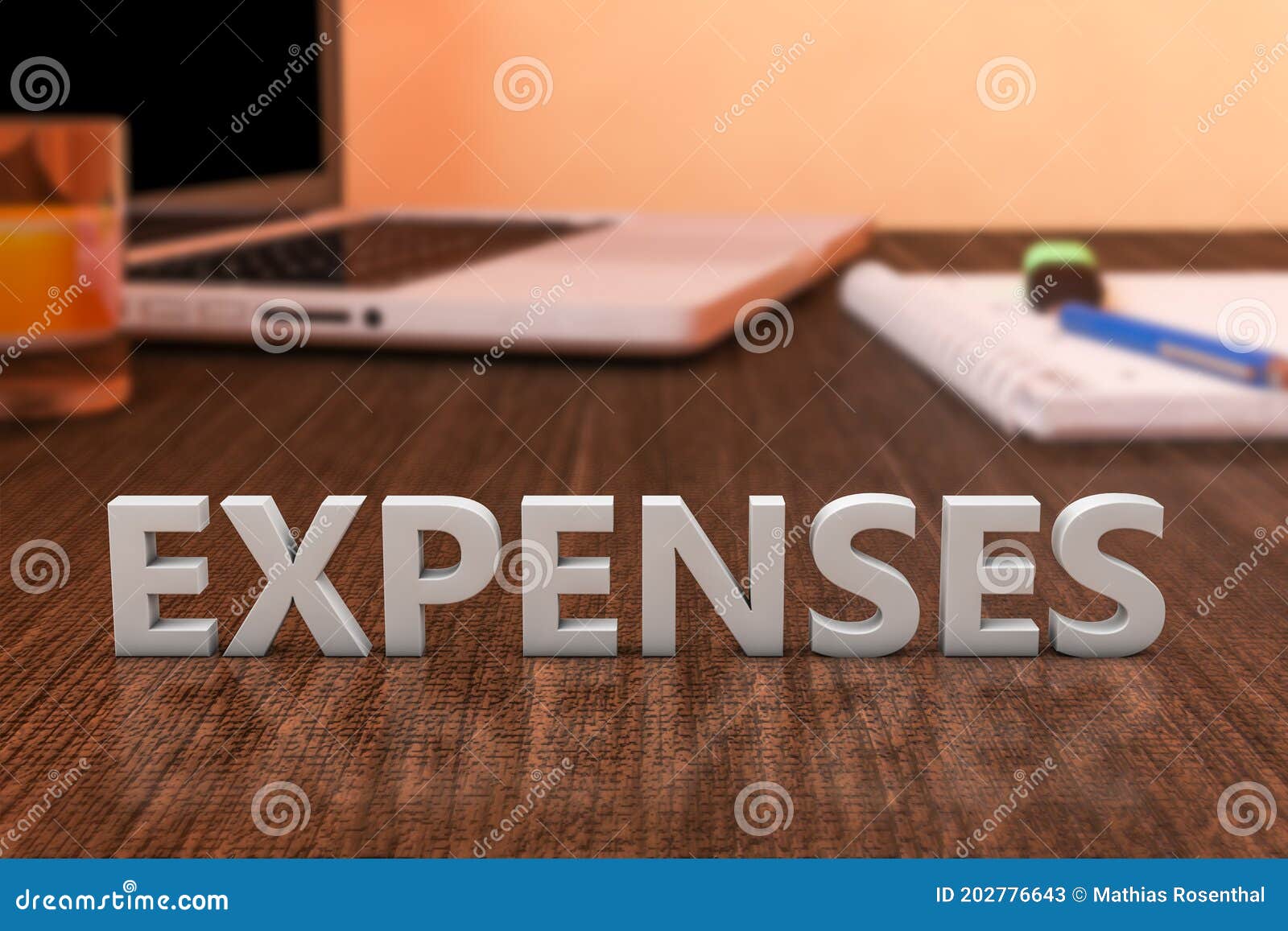 Expenses stock illustration. Illustration of calculation - 202776643