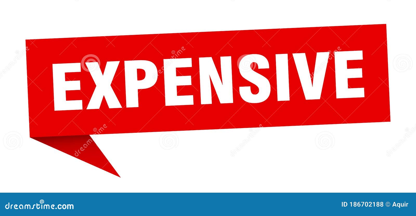 Expensive Banner. Expensive Speech Bubble Stock Vector - Illustration ...