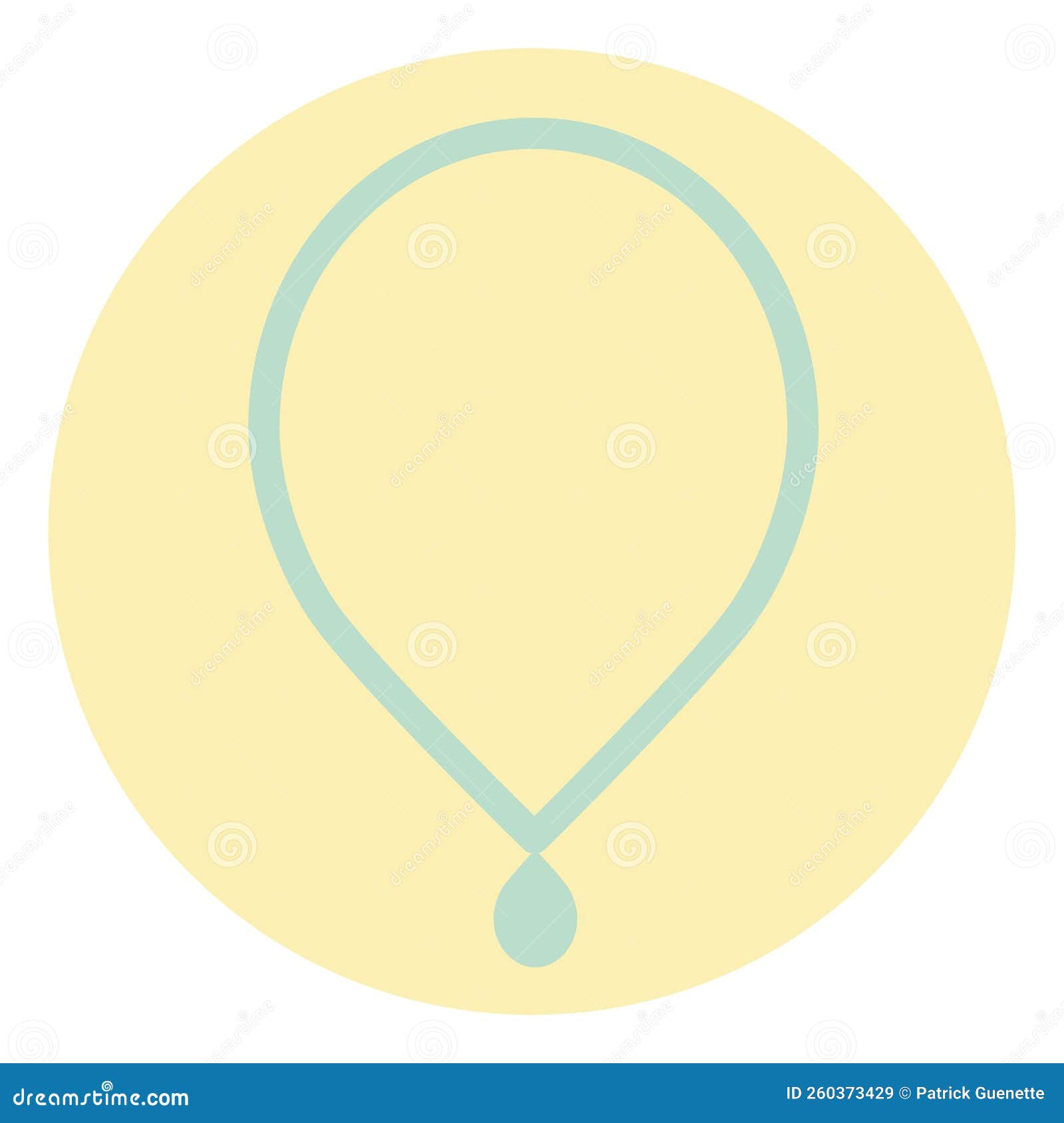 Expensive Blue Necklace, Icon Stock Vector - Illustration of wallpaper ...