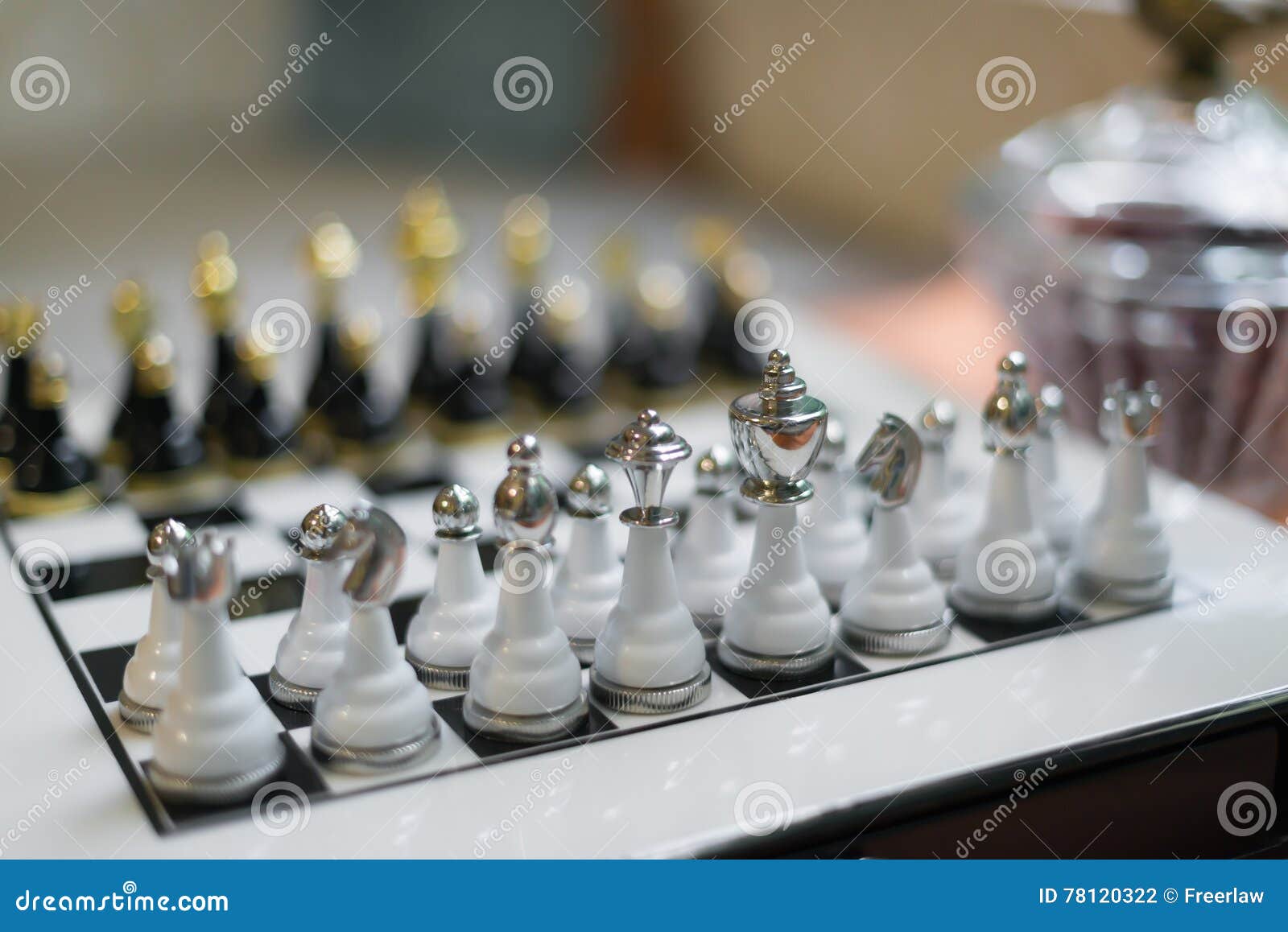 Expensive Chess Board with Chess Pieces Stock Photo - Image of choice ...