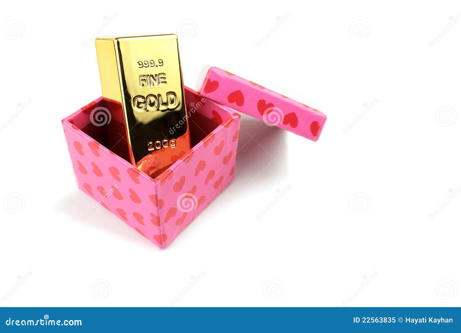 Expensive gift stock image. Image of pack, golden, smug - 22563835