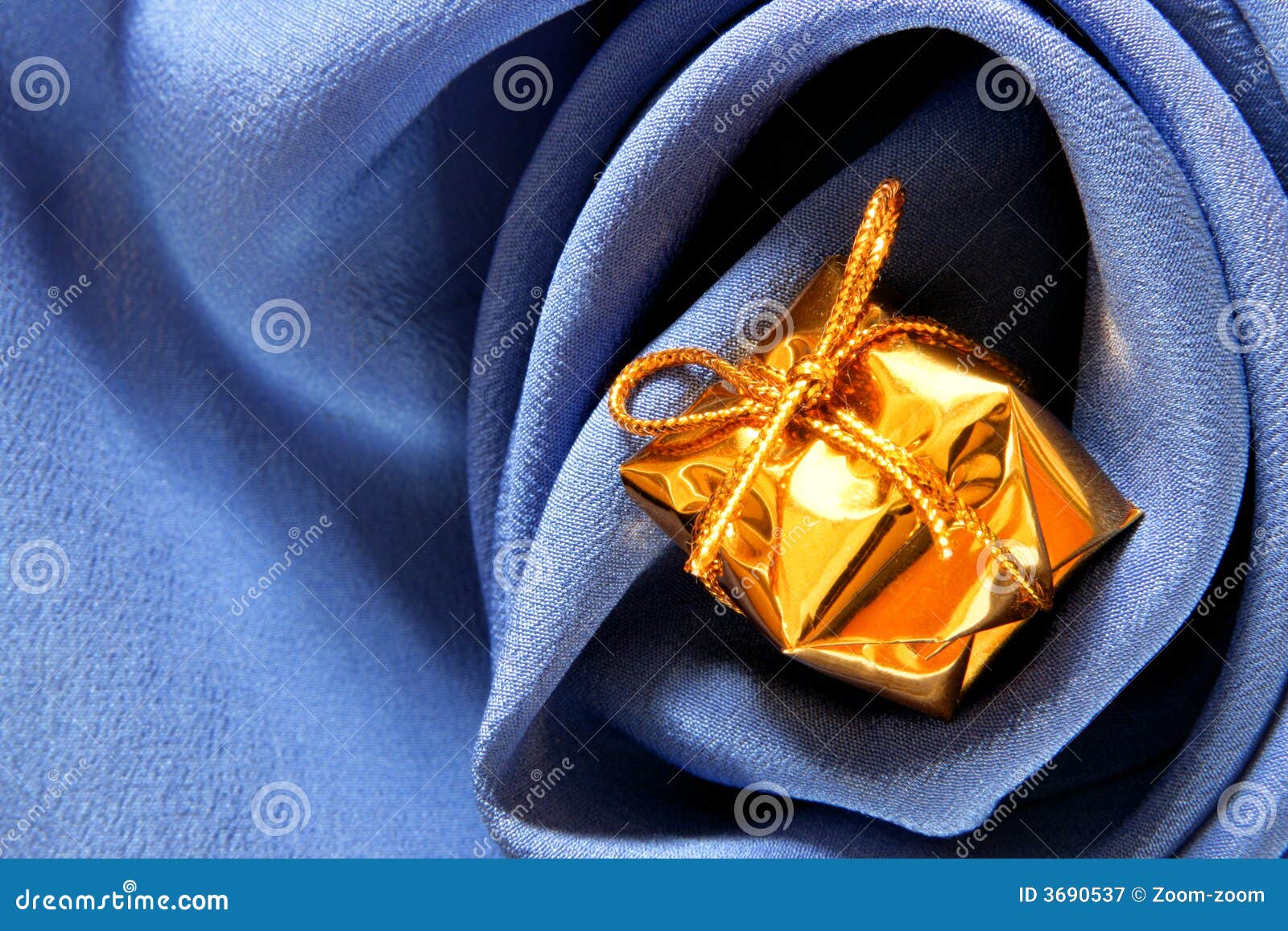 Expensive gift stock image. Image of fabric, creases, copyspace - 3690537
