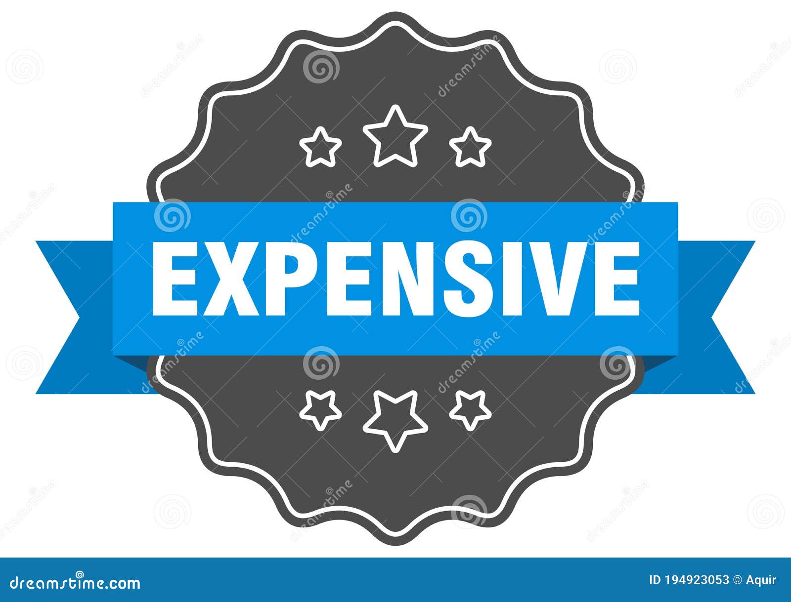 Expensive Label. Expensive Isolated Seal. Sticker. Sign Stock Vector ...
