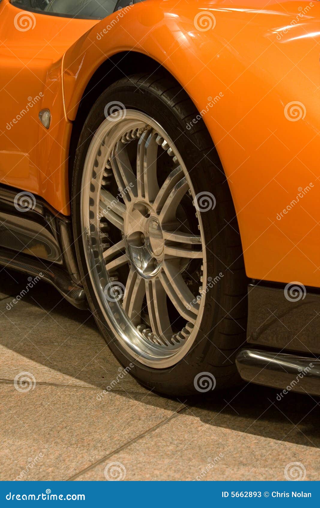 Expensive Orange Super Car Front Tire Stock Image - Image of lifestyle ...