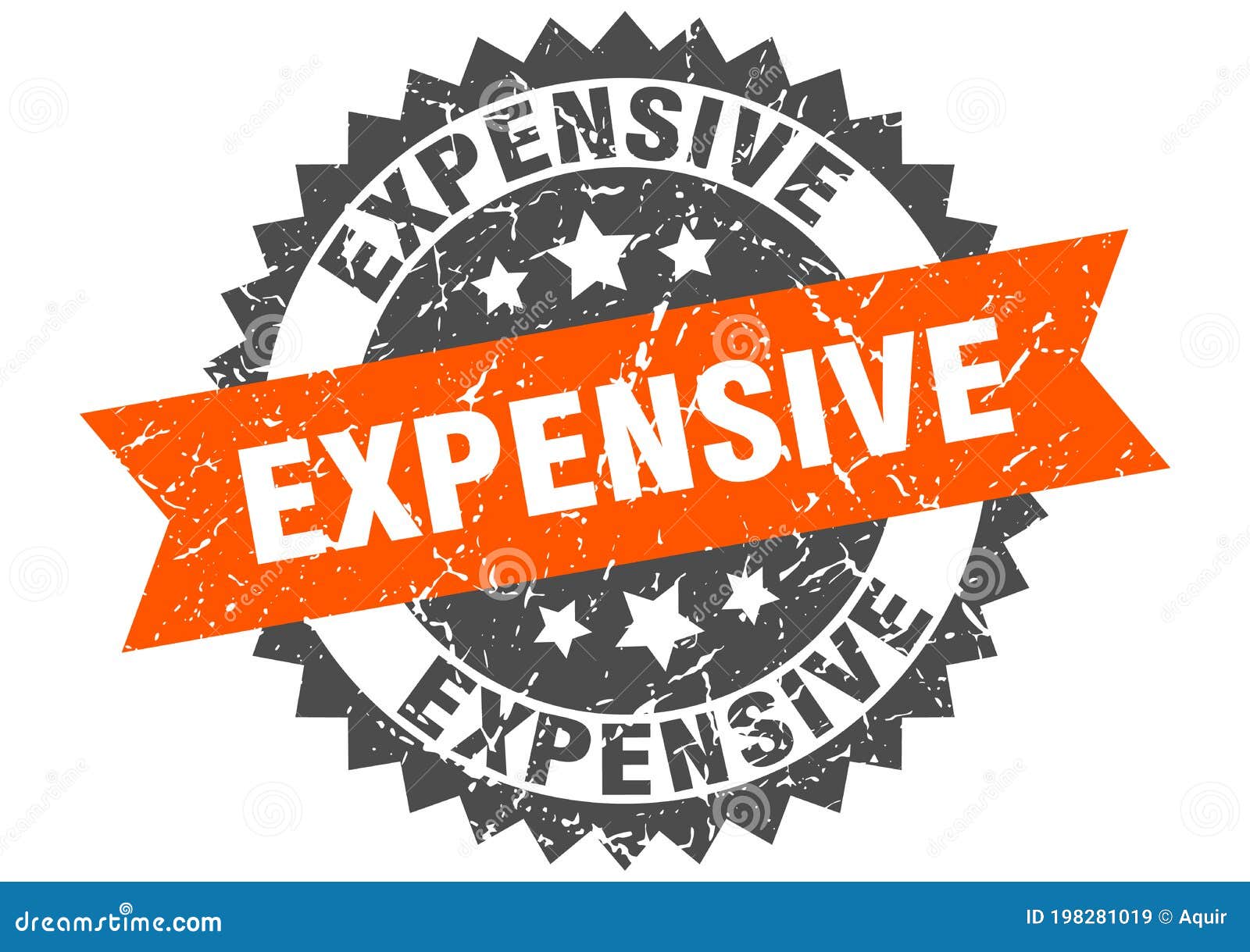 Expensive Stamp. Expensive Grunge Round Sign Stock Vector ...