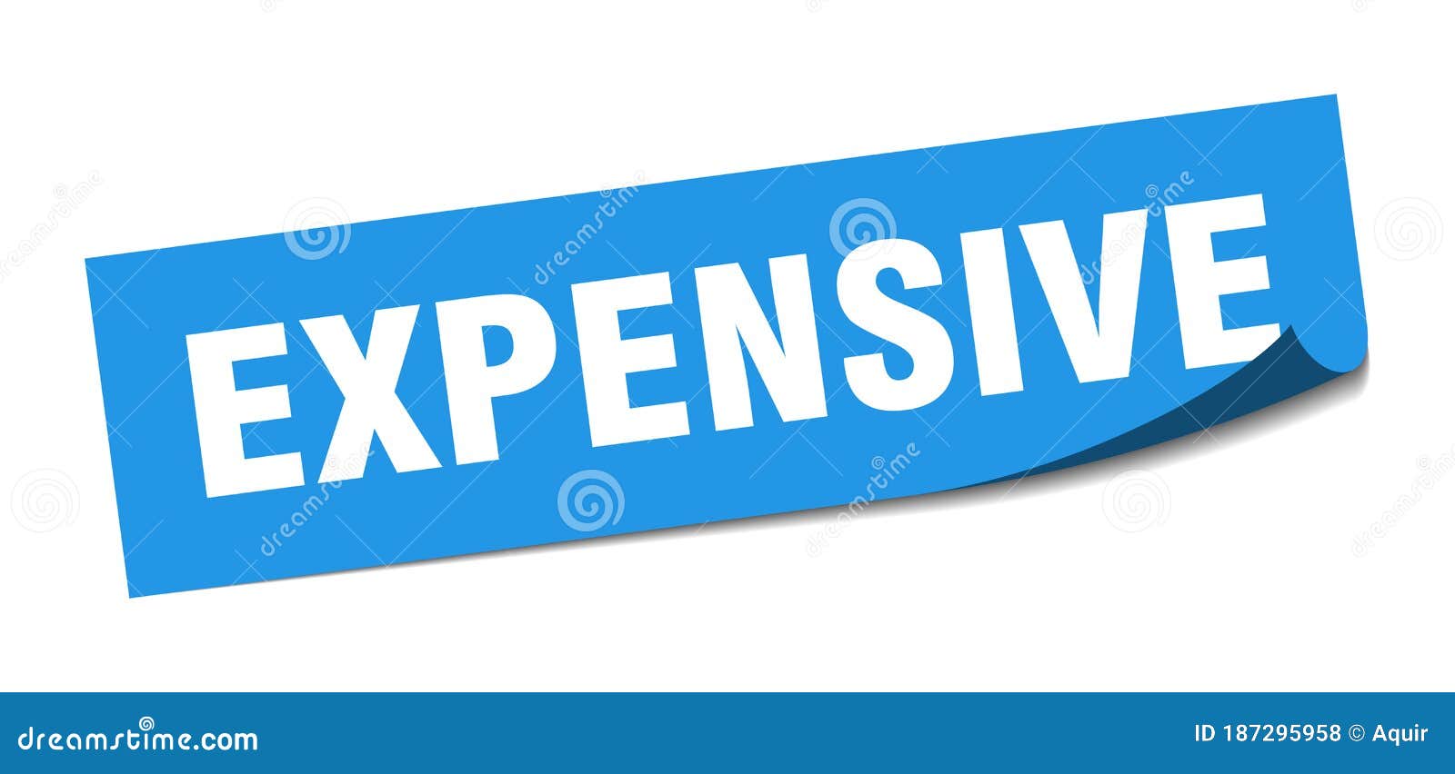 Expensive Sticker. Expensive Square Isolated Sign Stock Vector ...