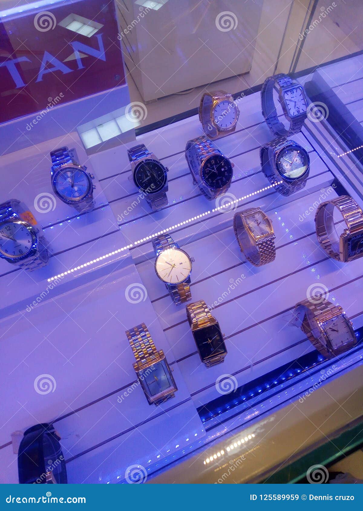 Expensive Titan Watches High Quality Editorial Stock Image - Image of ...