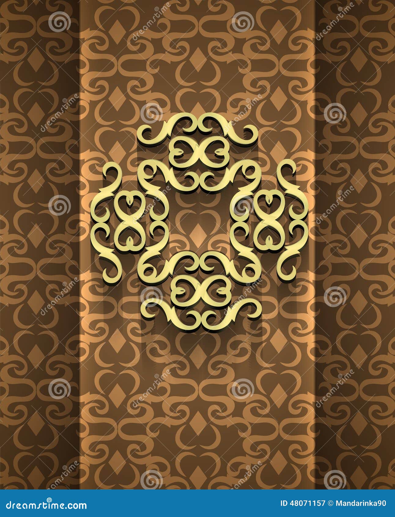 Expensive Victorian Pattern in Retro Vintage Style Stock Vector ...