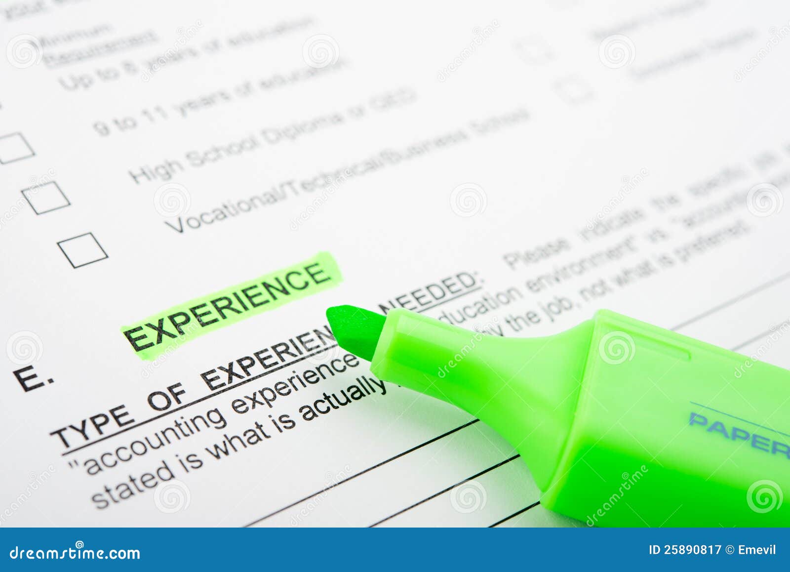 Experience stock image. Image of page, felt, form, backgrounds - 25890817