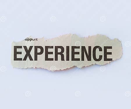 Experience stock photo. Image of english, page, defined - 29213598