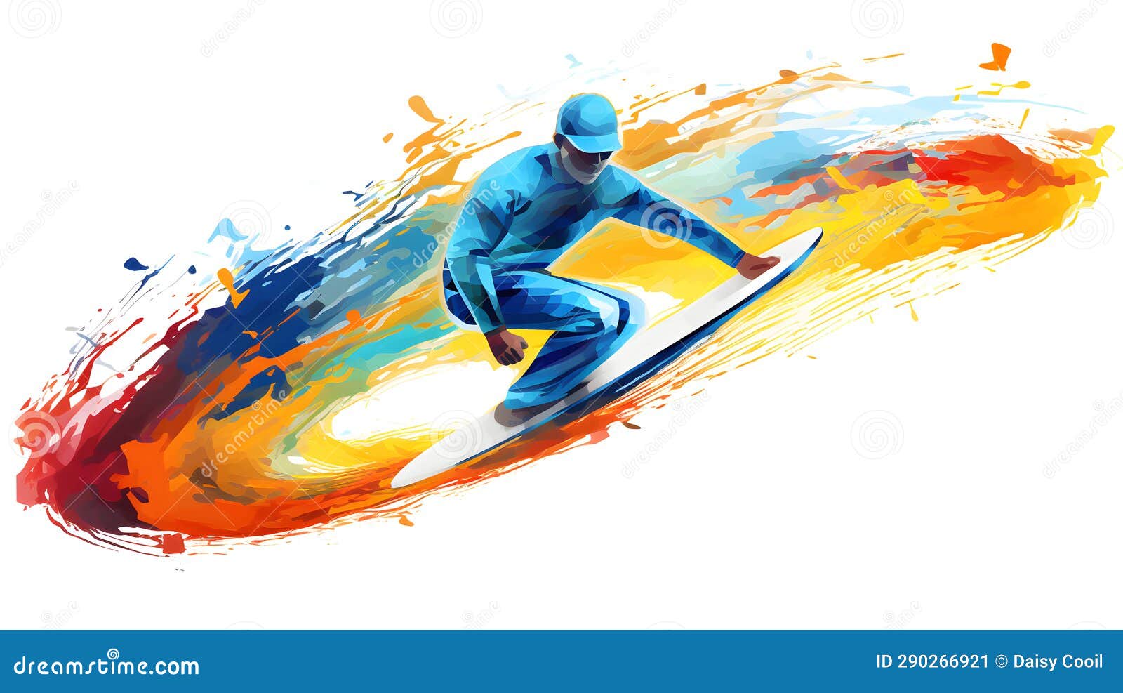 Vibrant Olympic Surfing Pictogram Stock Image - Image of athleticism ...
