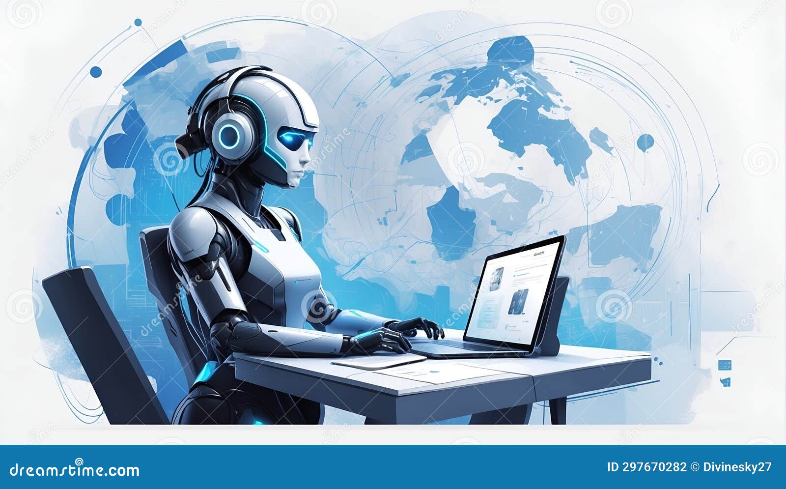 Ai Allure: Crafting a Captivating Digital Identity. Generative Ai Stock ...