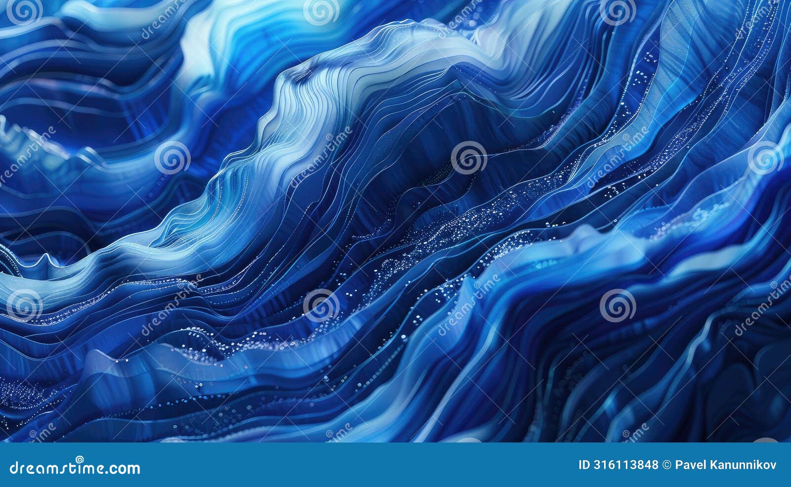 Experience the Beauty of Digital Waveforms! Background Smooth Wave ...