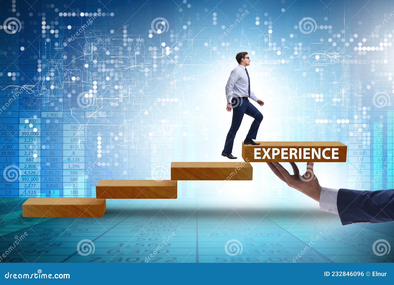 Experience Business Concept with Businessman Stock Photo - Image of ...