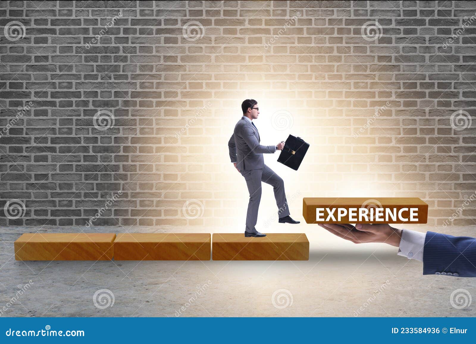 Experience Business Concept with Businessman Stock Photo - Image of ...