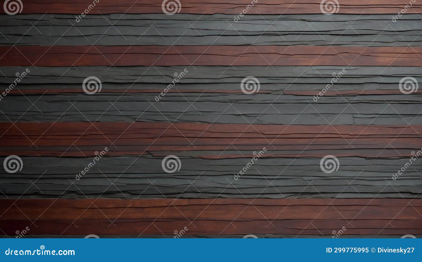 Cascade of Mahogany Bliss: Striated Harmony. AI Generate Stock ...