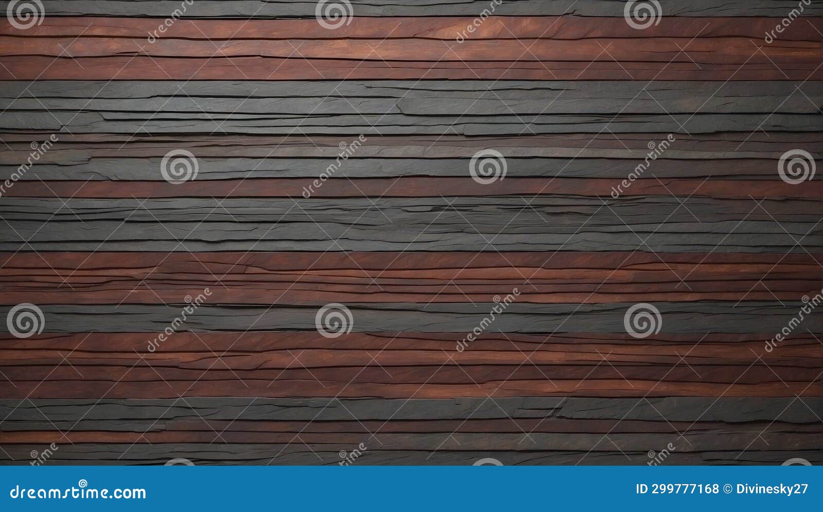 Striated Cascade Harmony: Mahogany Bliss. AI Generate Stock ...