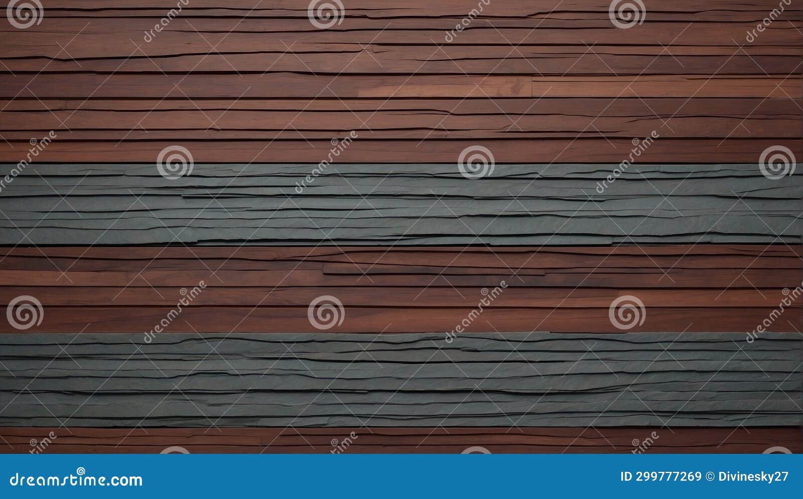 Striated Cascade Harmony: Mahogany Bliss. AI Generate Stock ...
