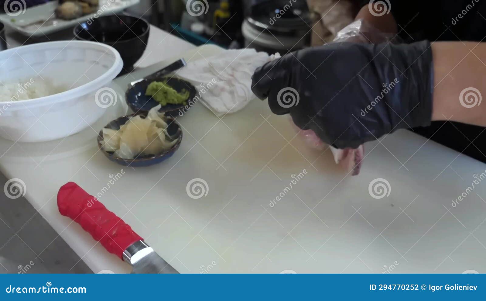 Culinary Craftsmanship - Crafting a Fish Fillet Roll with Ginger ...