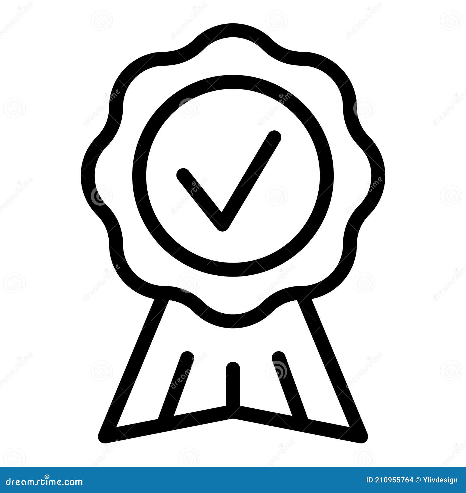 Experience Emblem Icon, Outline Style Stock Vector - Illustration of ...