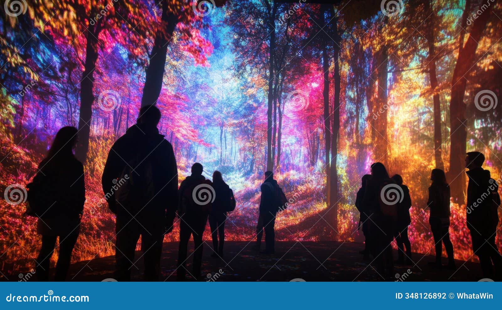 Experience the Enchanting Vibrant Forest that Transforms through ...
