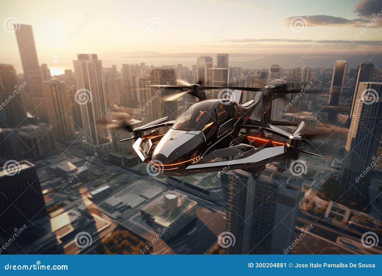 Vertical Takeoff V-22 Osprey Flying High Above The Mountains Royalty ...