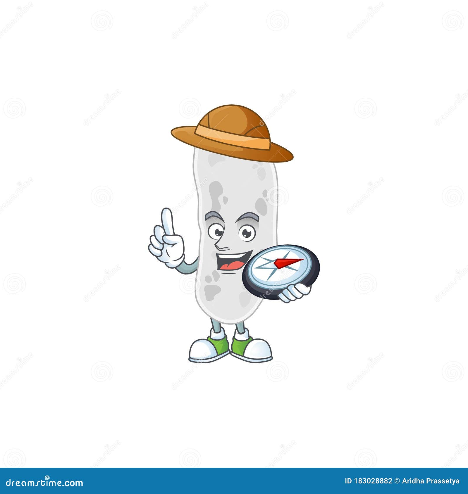 Experience Explorer Of Gemmatimonadetes Cartoon Character Style Using