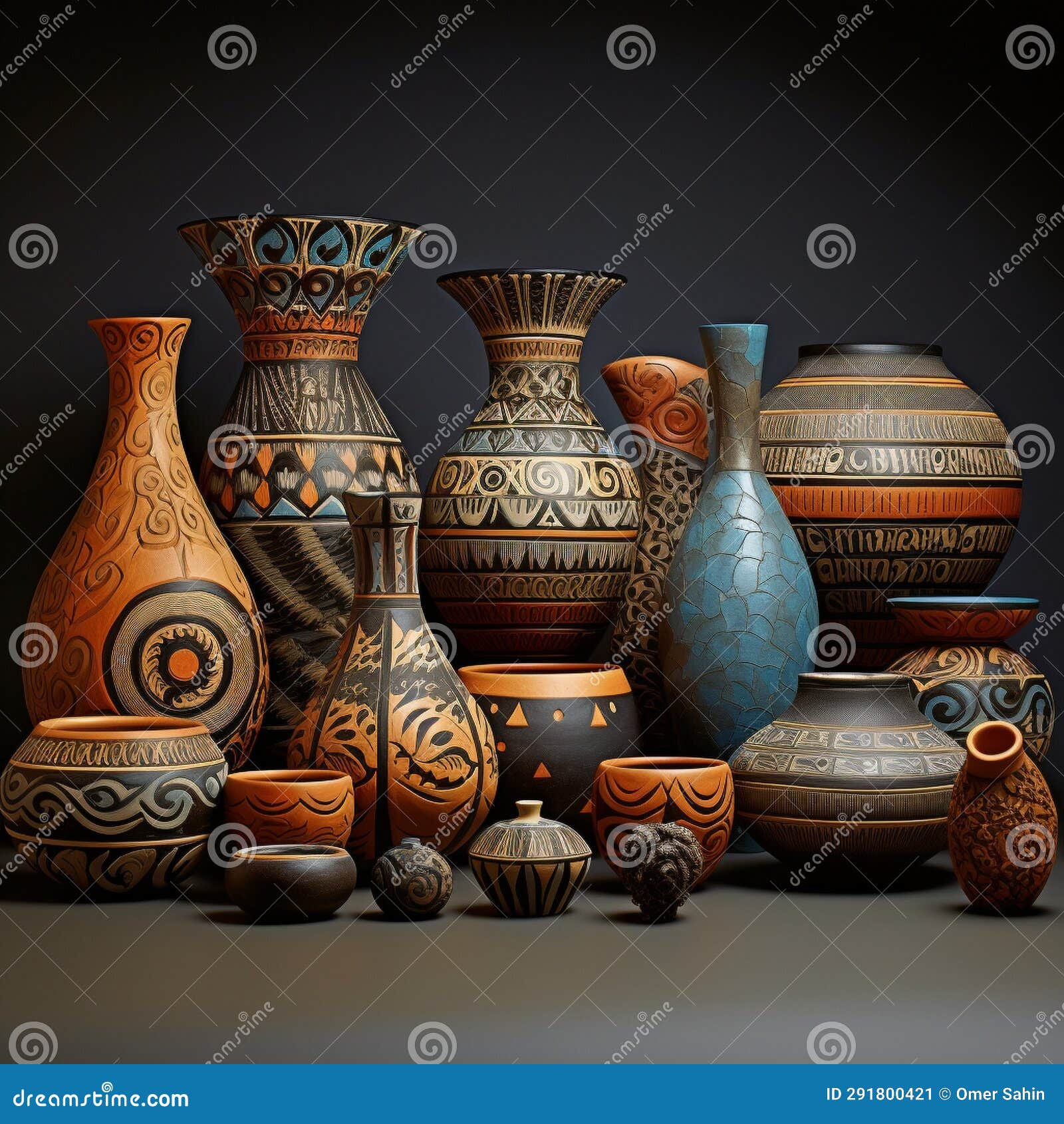 Modern Twist on Ancient Pottery Techniques Stock Image - Image of ...
