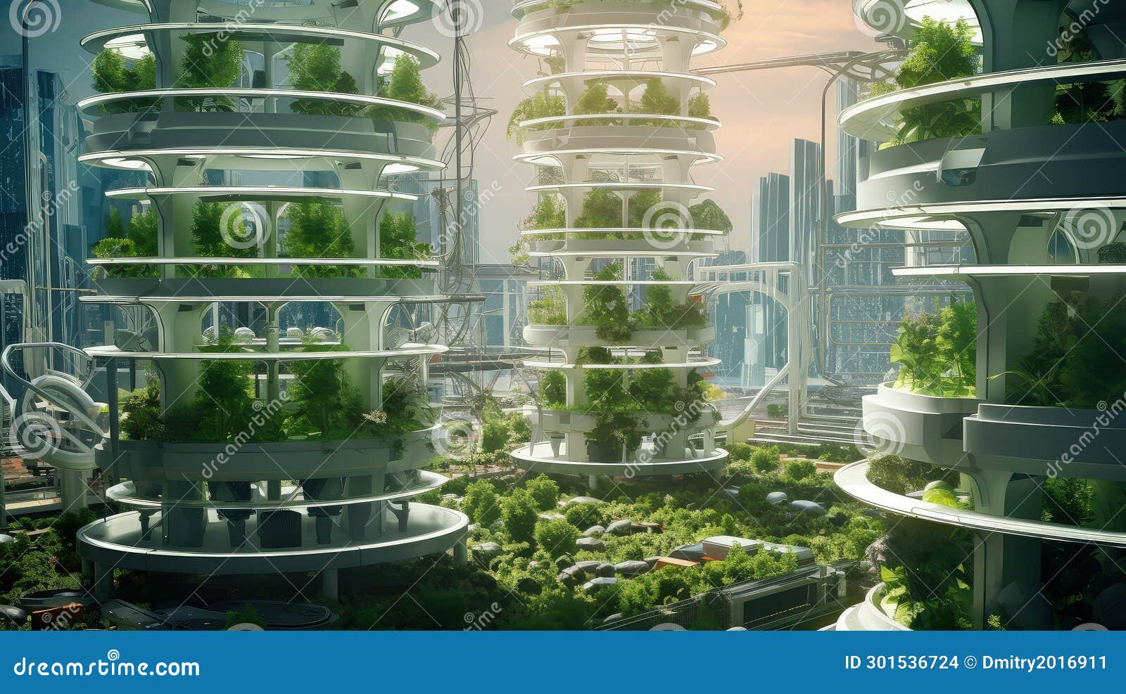 Urban Farming Complex stock photo. Image of oasis, urban - 301536724