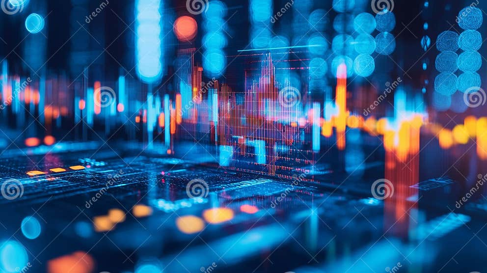 Experience Futuristic Data Visualization Featuring Dynamic Graphs and ...