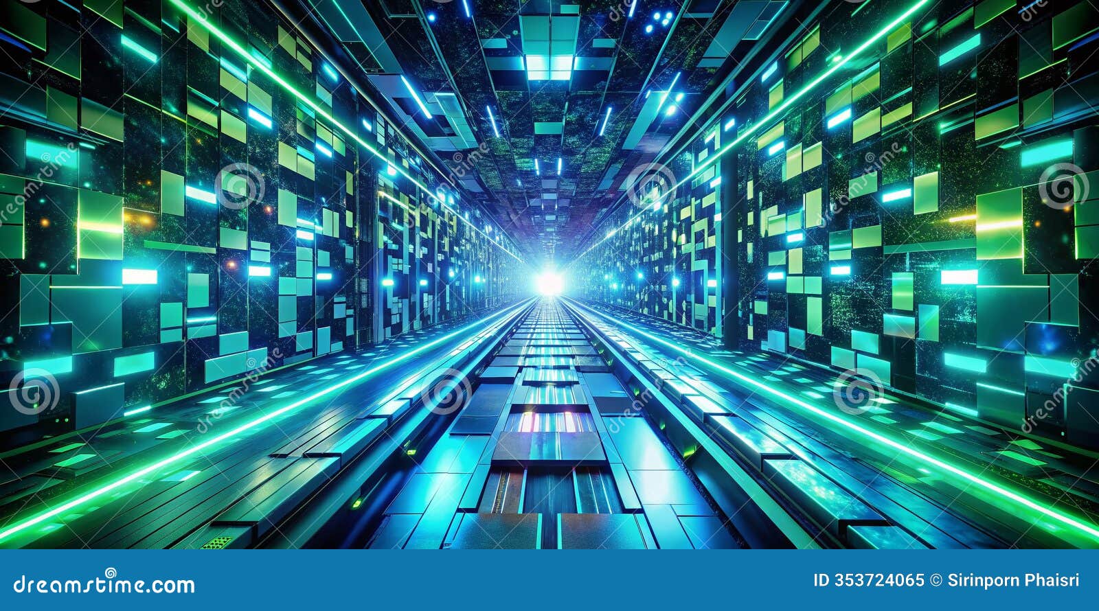 Experience The Futuristic Flow Of Data A Stunning Visual Journey ...