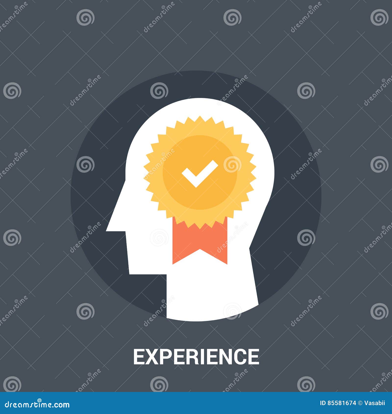 Experience icon concept stock vector. Illustration of award - 85581674
