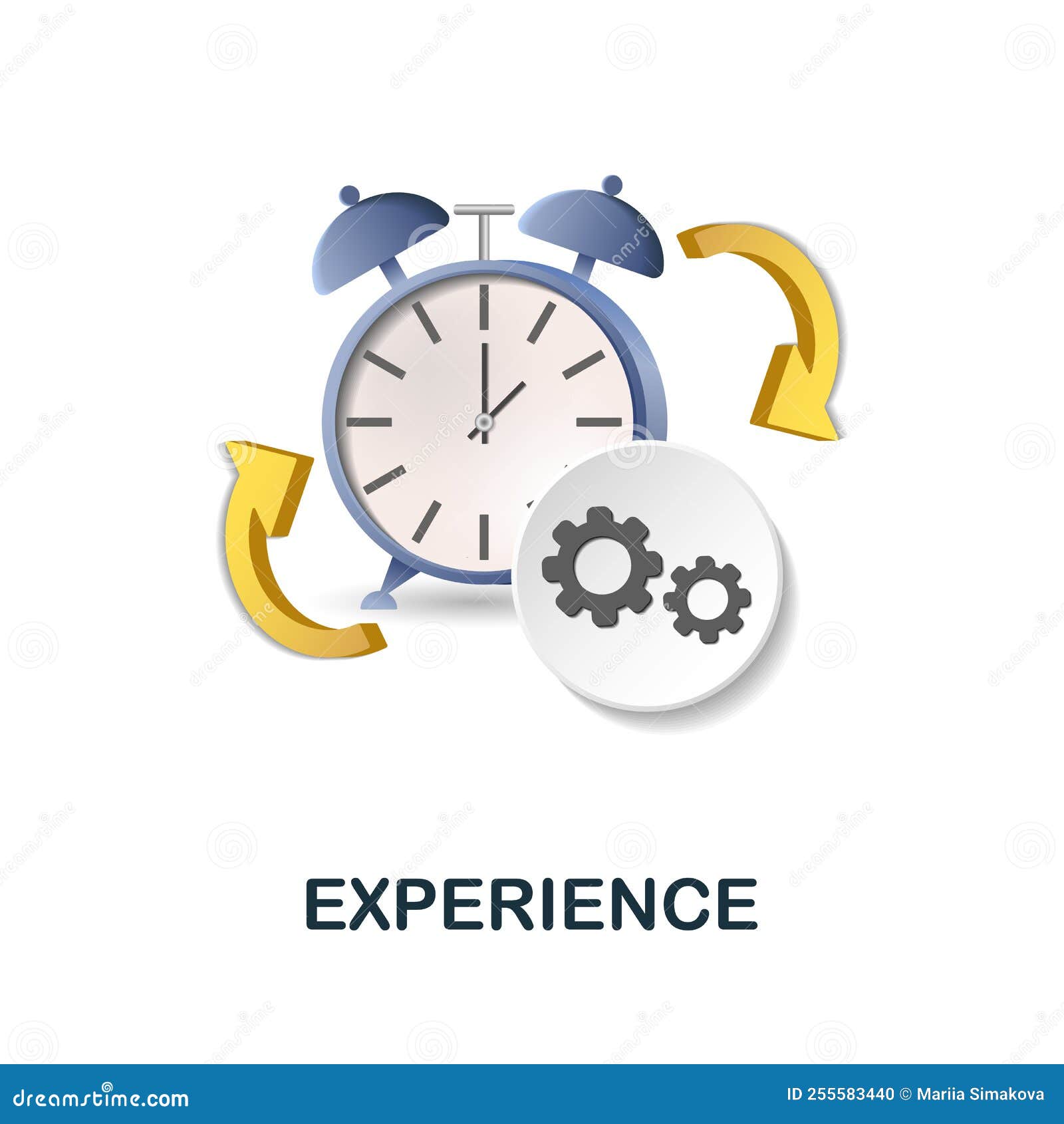 Experience Icon. 3d Illustration from Brain Procces Collection Stock ...