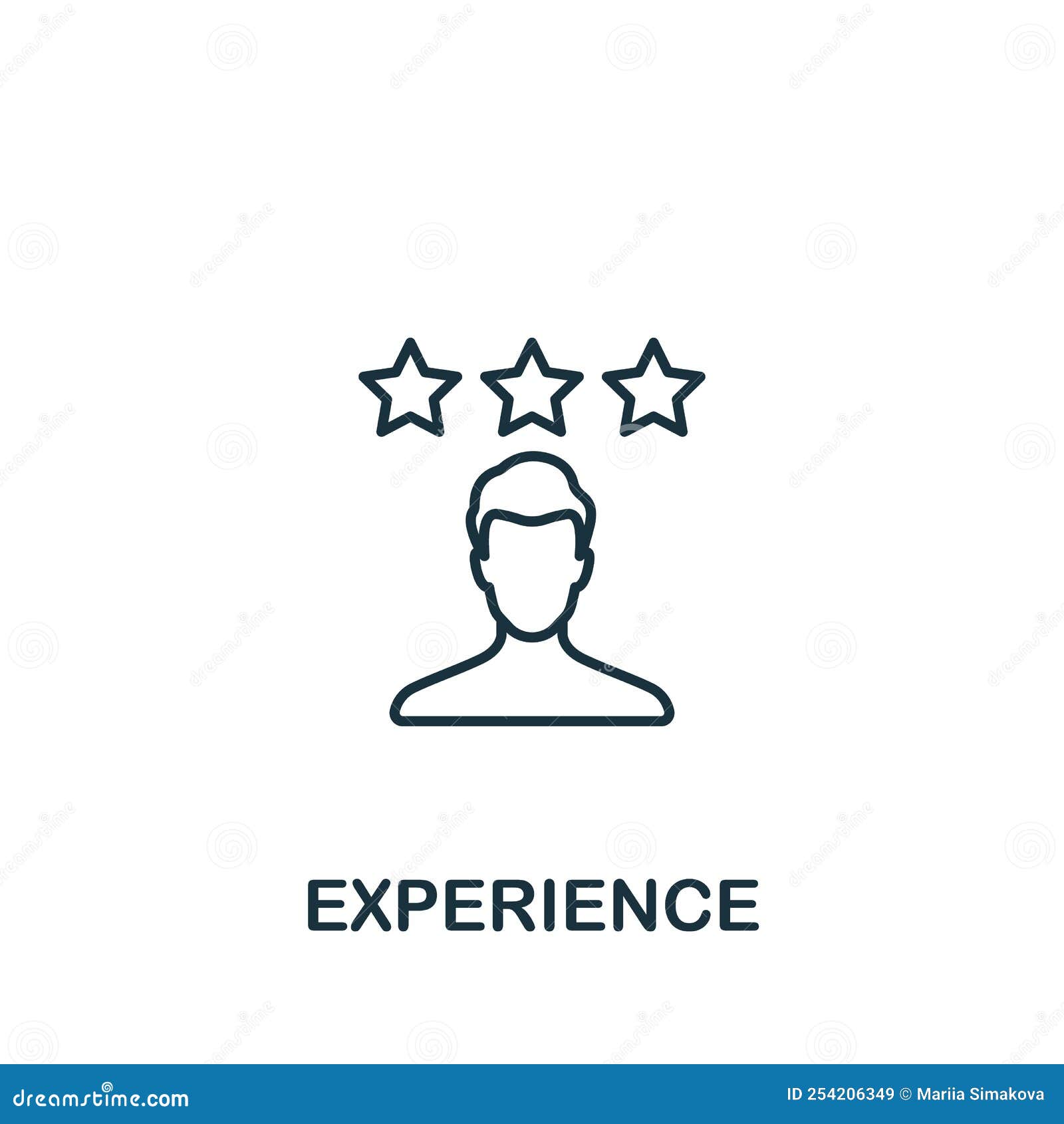 Experience Icon. Line Simple Icon for Templates, Web Design and ...