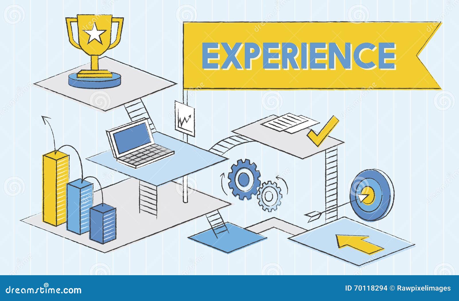 Experience Involvement Observation Awareness Concept Stock Illustration ...