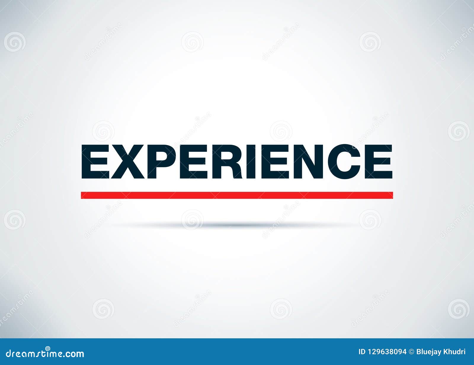 Experience Abstract Flat Background Design Illustration Stock ...