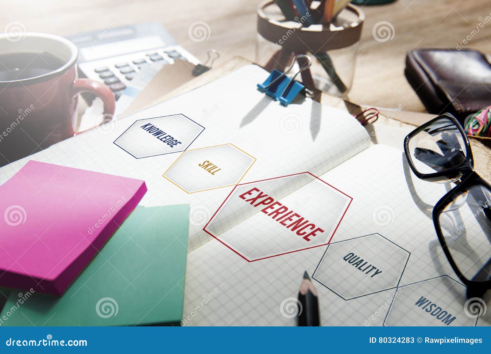 Experience Knowledge Skill Wisdom Intelligence Concept Stock Image ...