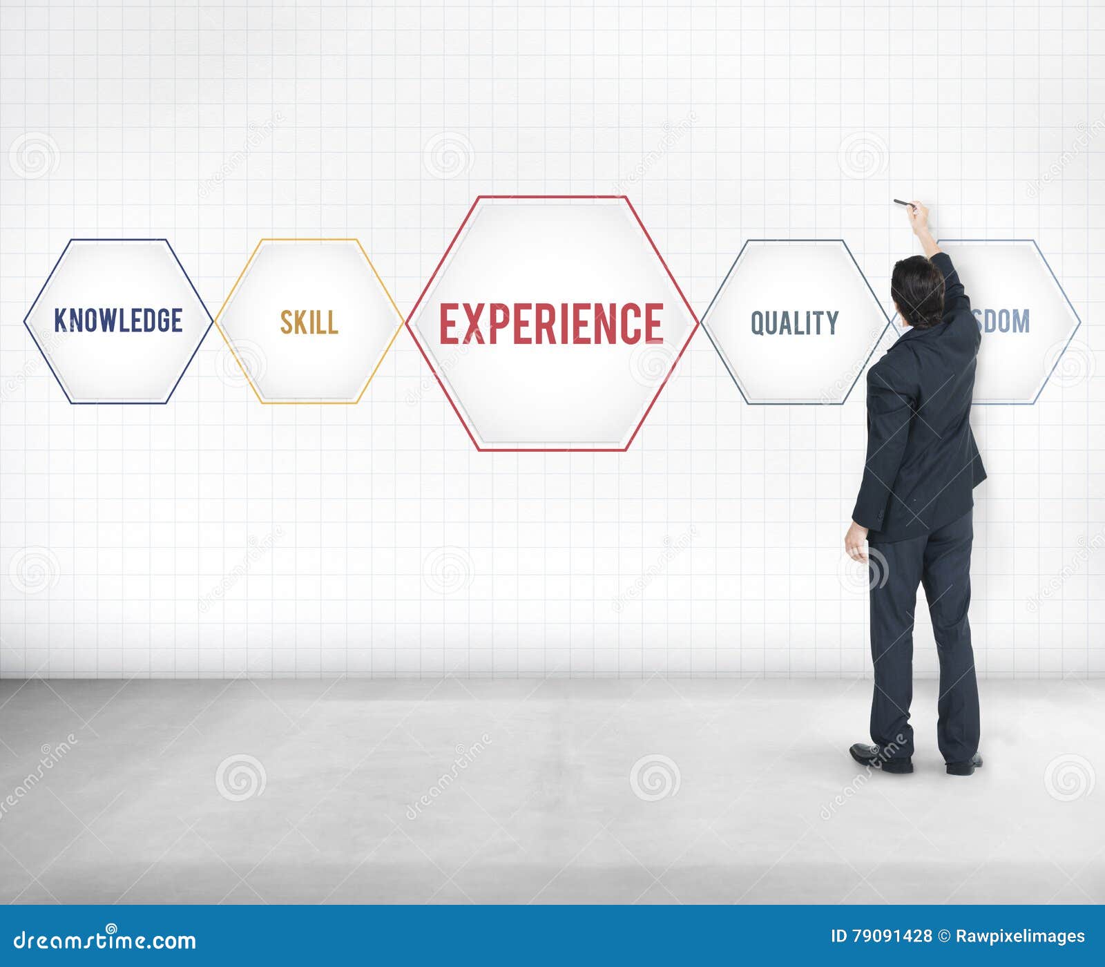 Experience Knowledge Skill Wisdom Intelligence Concept Stock Photo ...