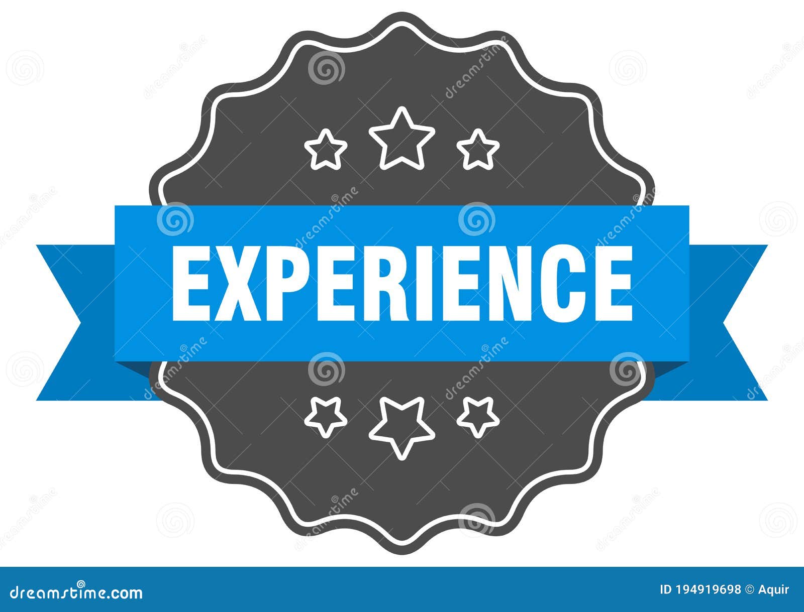 Experience Label. Experience Isolated Seal. Sticker. Sign Stock Vector ...