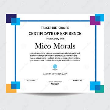 Experience Letter Template, Editable Experience Letter Template Design ...